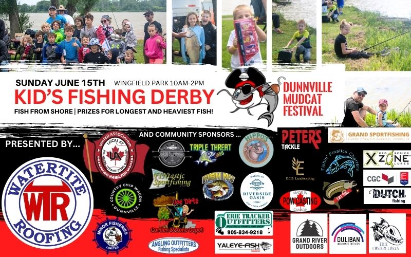 2025 – Kids Fishing Derby Sponsor Package – DUNNVILLE MUDCAT FESTIVAL